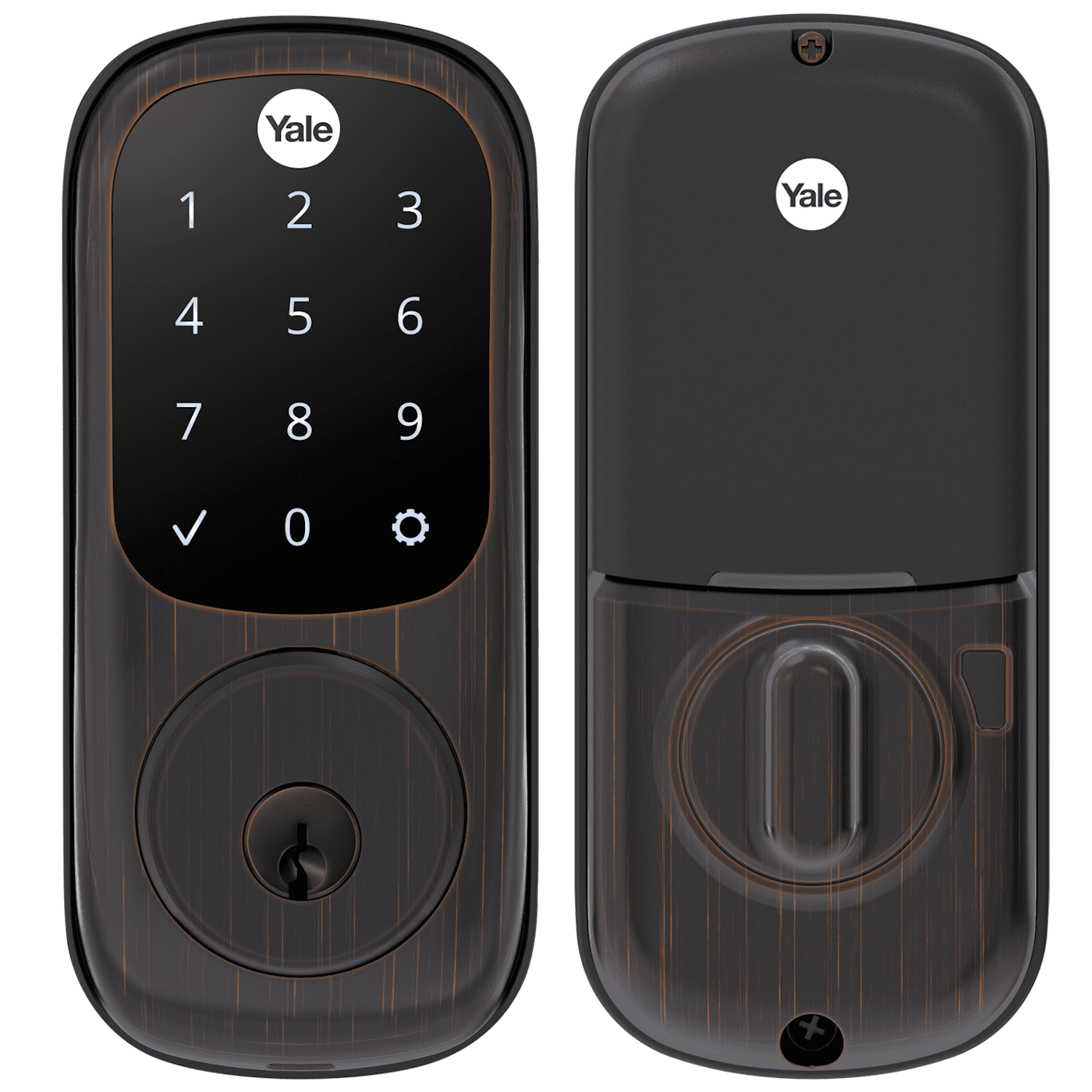 YRD226-ZW2-0BP - Yale Assure Lock® Touchscreen Deadbolt and Keyhole (w ...