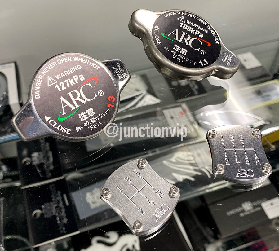 JDM ARC Magic Radiator Caps Type A&B Authentic Made in Japan