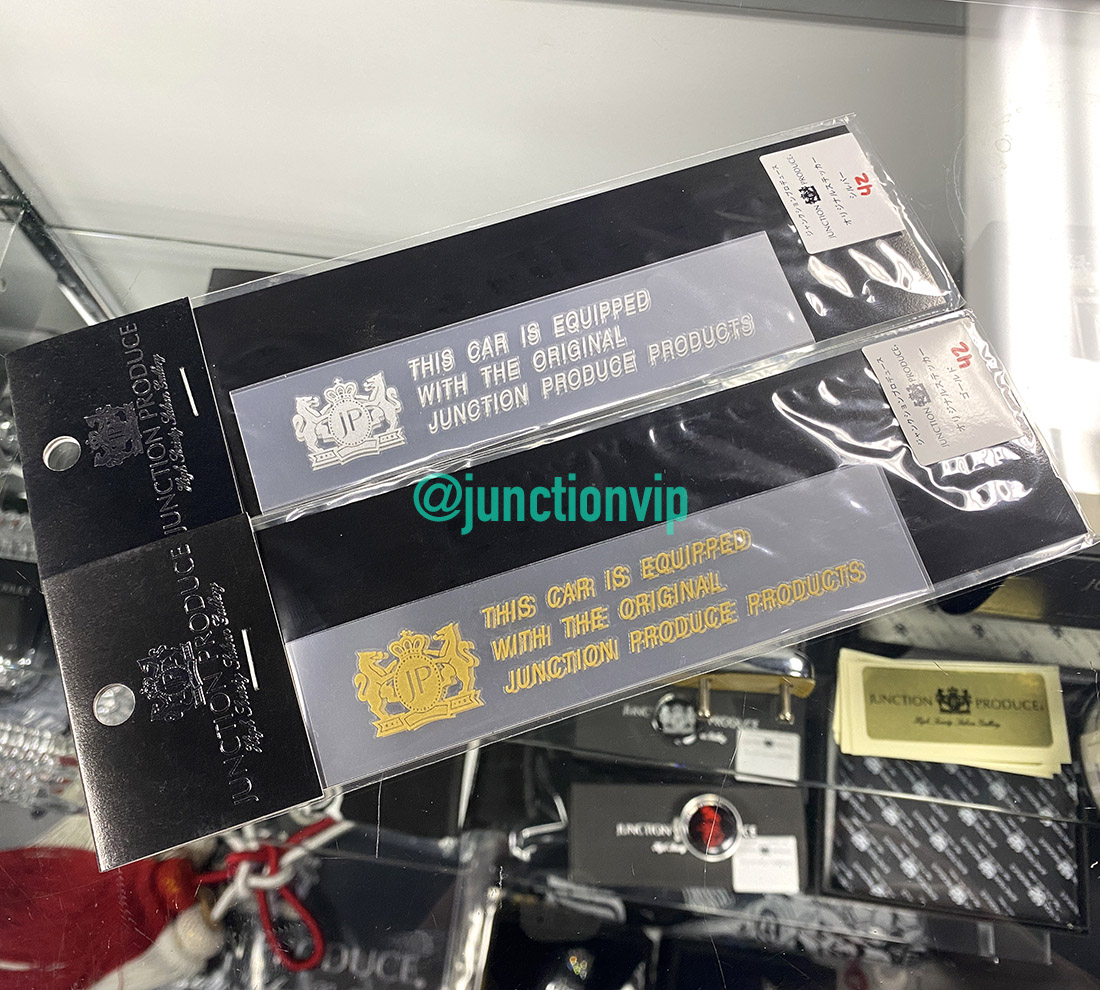 Junction Produce Equipped Accessories Decals Original Goods JDM VIP