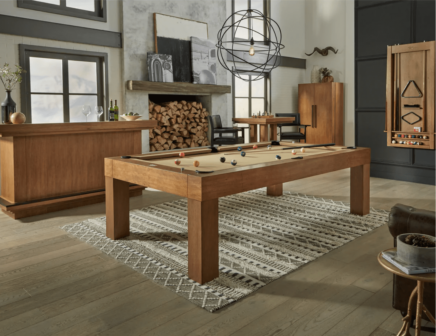 Alta Pool Table (Brushed Walnut)