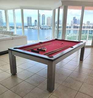 Playcraft monaco slate pool table with dining top store