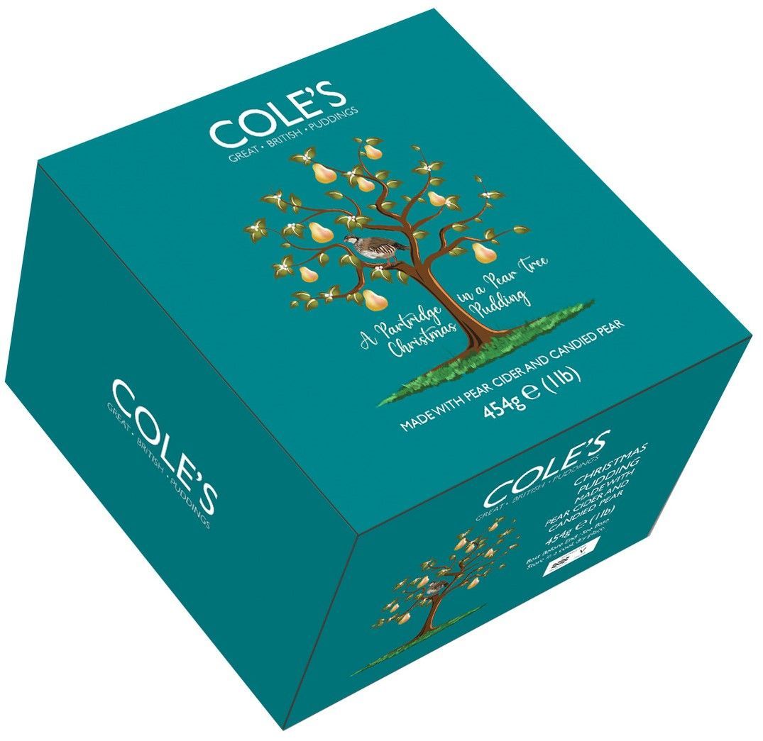 Cole's Partridge In A Pear Tree Christmas Pudding 454G