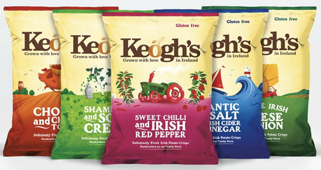 Crisps, Chips, and Snacks all from England, Ireland, Scotland and Wales.