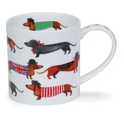 Dunoon Orkney Dashing Dogs Sausage Dog Mug