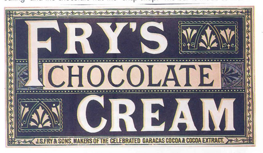 Fry's Chocolate from England, Ireland,Scotland and Wales