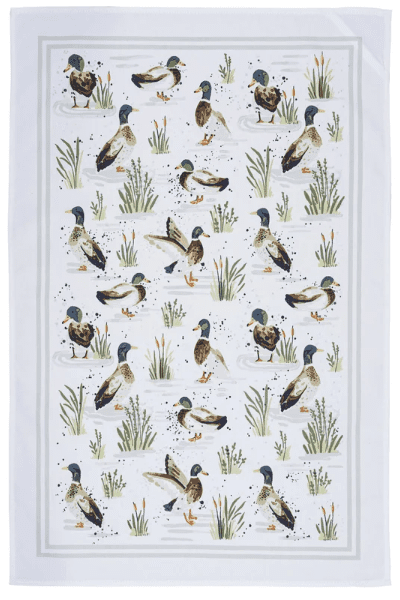 Farmhouse Ducks Tea Towel