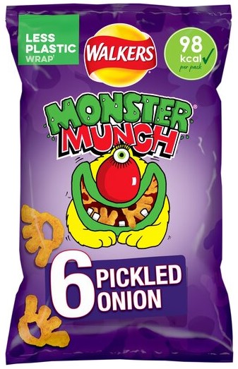 Walkers Pickled Onion Monster Munch 6pk