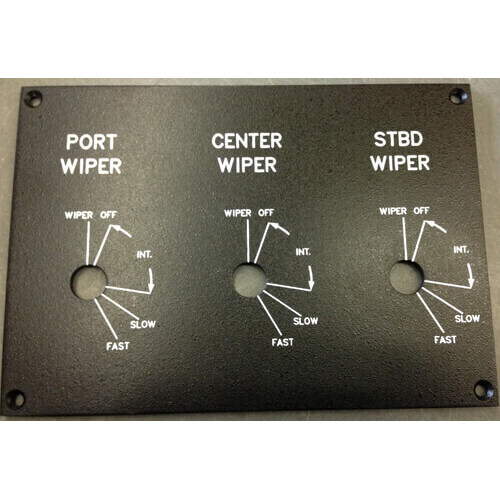 DW003PANEL Wiper Panel For 3 Combination Rotary Switches...