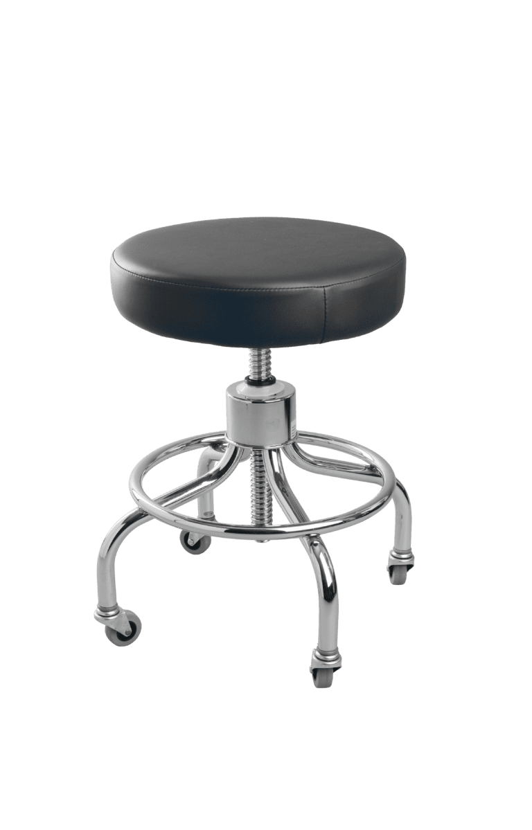 Blickman Chrome Four-Leg Adjustable Exam Stool - rentals