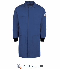 Bulwark KNC2RB Men's FR Lab Coat with Knit Cuffs CAT1