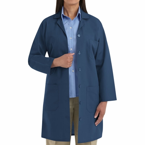 KP13NV Women's Navy Red Kap Lab Coat