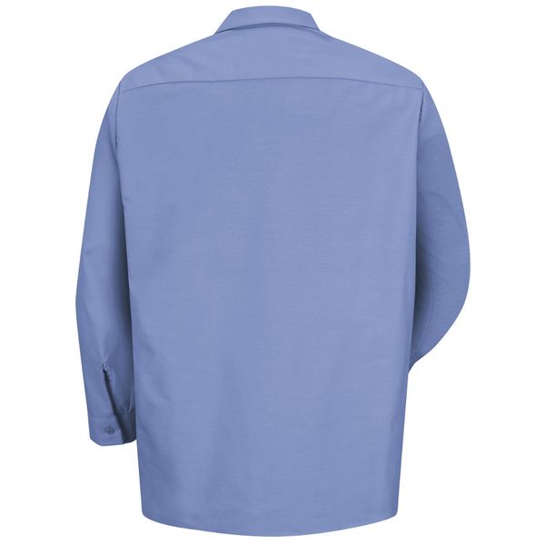 SP14LB Men's Light Blue Long Sleeve Industrial Work Shirt