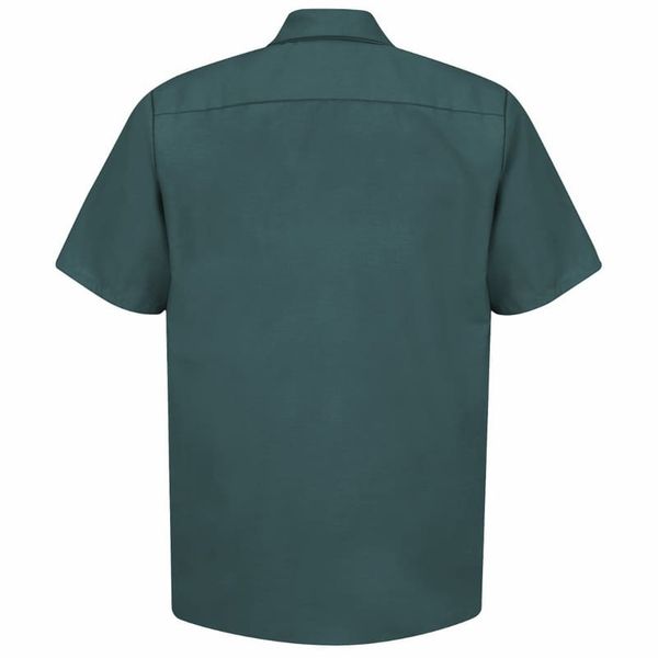 SP24SG Men's Spruce Green Short Sleeve Industrial Work Shirt