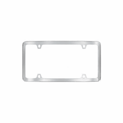 Chrome Plated Brass License Frame