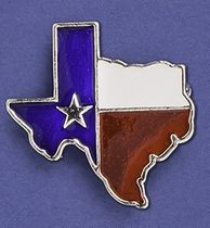 Lone Star Lapel Pin