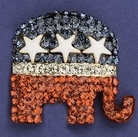 Republican and Patriotic Pins, Lapels, Support our Troops, and More ...