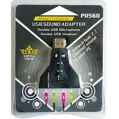 7.1 USB Audio Adapter Sound Card