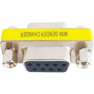 Mini Gender Changer DB9 Female to DB9 Female