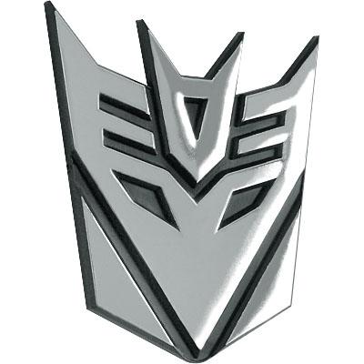Transformers Decepticon 3D Car Chrome Emblem