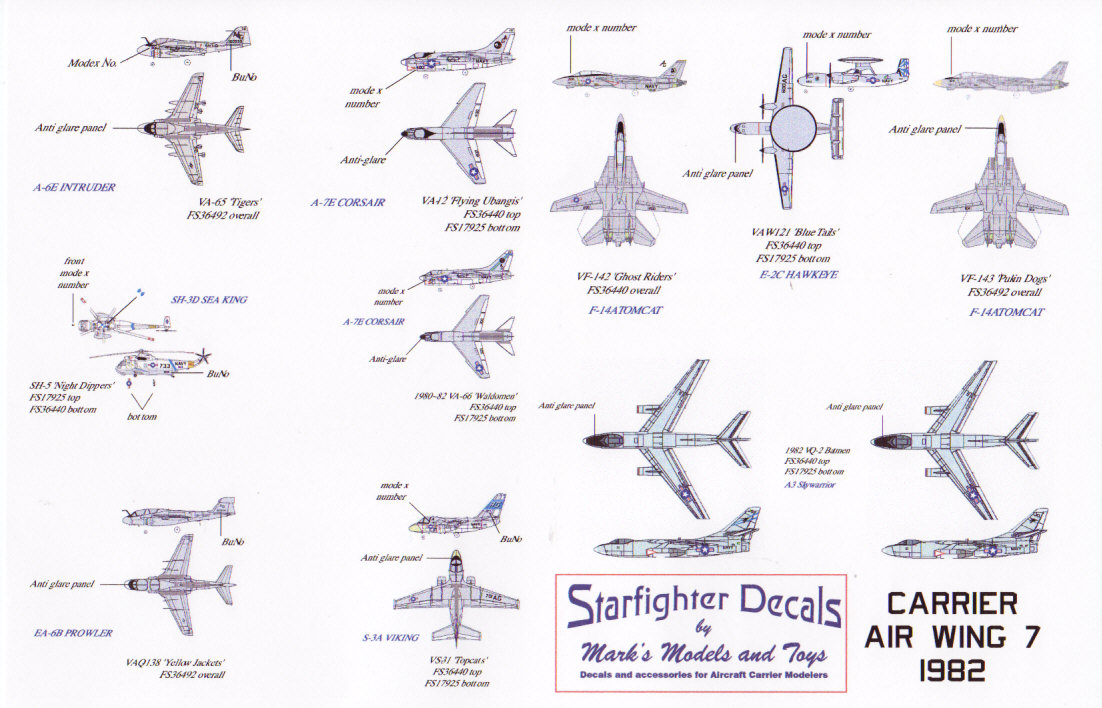 700-18 Carrier Air Wing 7 1982
