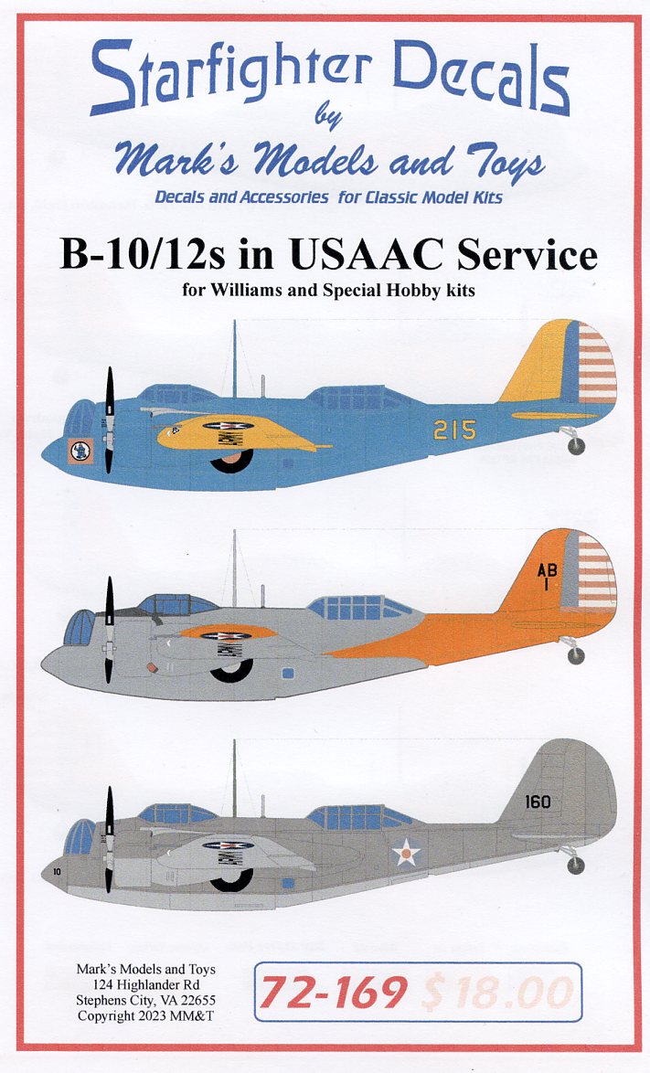 72-169 B-10 B-12 of the USAAC Pt.2