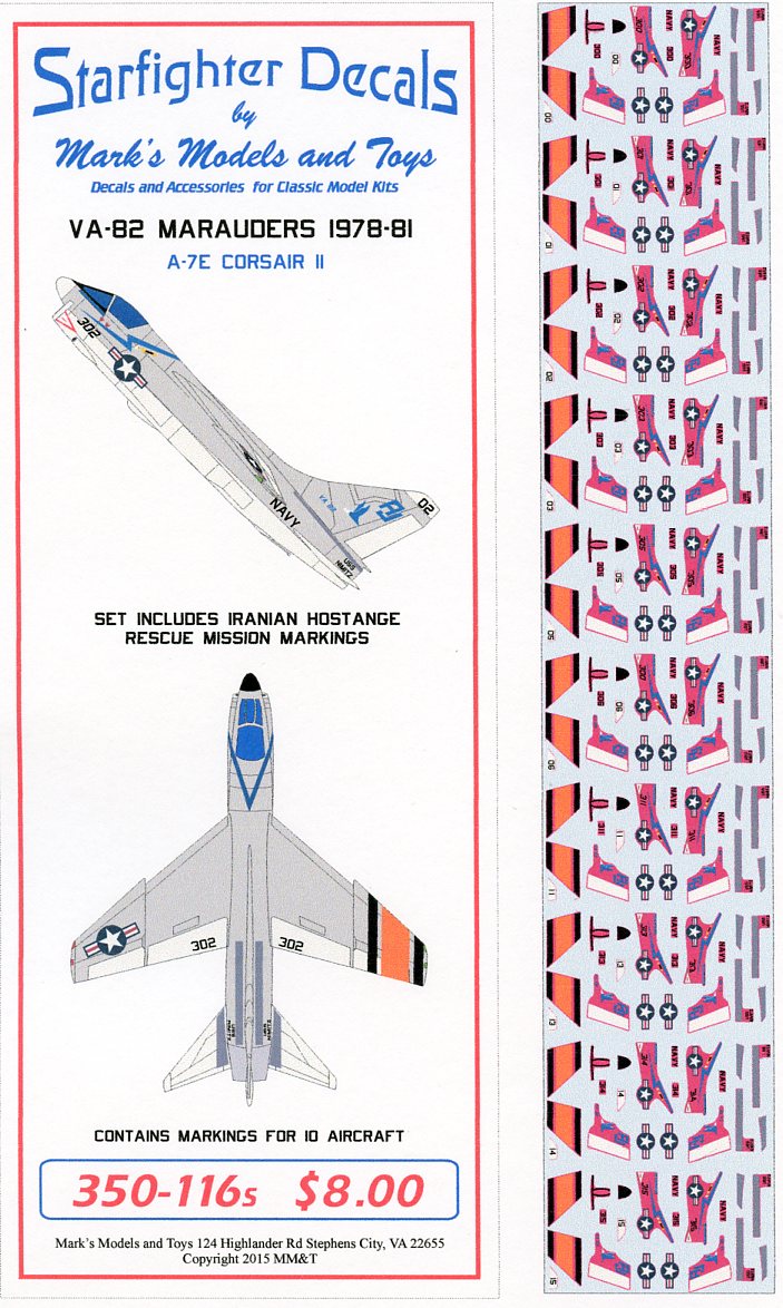 350-116-S VA-82 Marauders 1978-1981