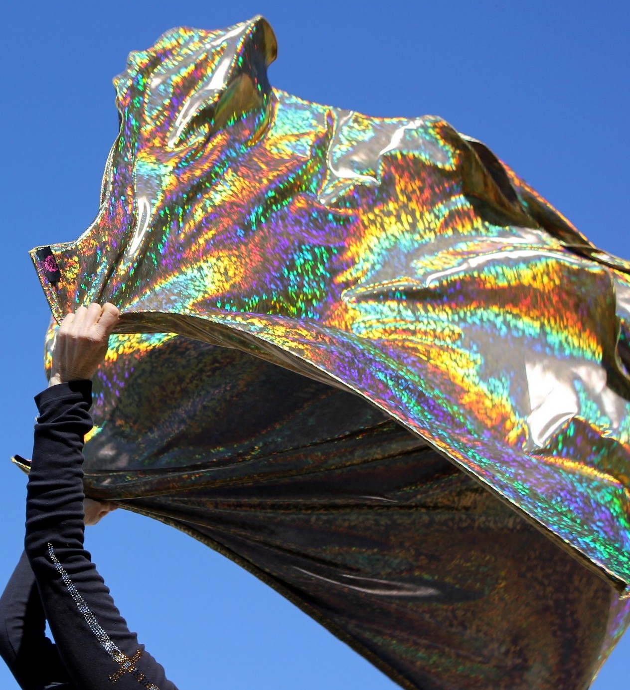 Ancient of Days Prophetic Wind Small Bronze Fire Worship Flags Set of 2