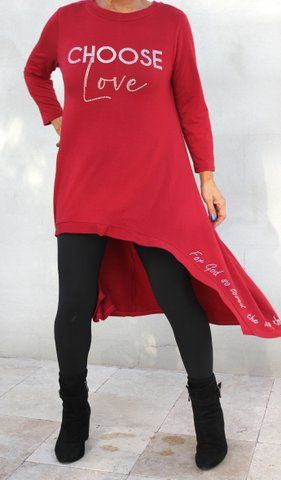 Beauty for Ashes Choose Love John 3:16 Bible Scripture Red Hi Low ...