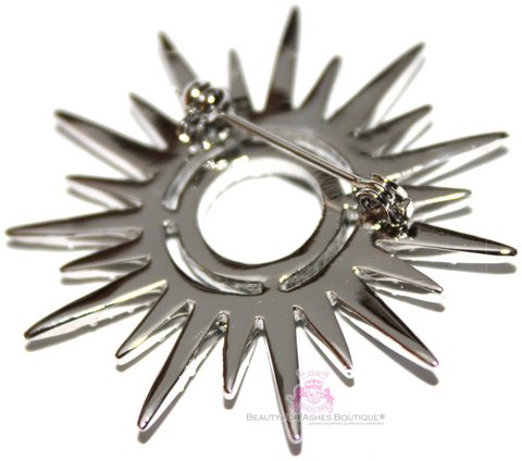 Sunburst Pin Star, Sun Sunshine - Beauty for Ashes Jewelry