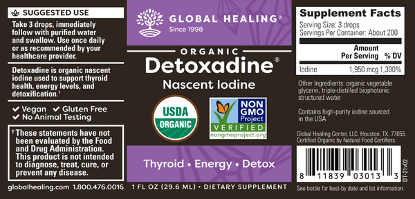 Global Healing 'Detoxadine' Nascent Iodine from Ancient Salt Beds by Dr ...