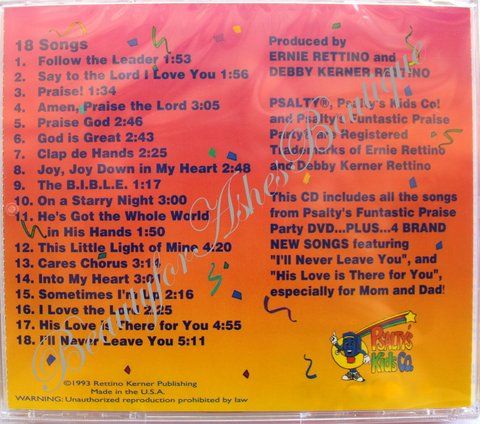 Psalty Funtastic Praise Party CD