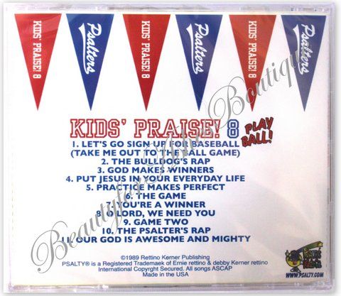 Psalty Kids Praise 8 CD - Play Ball!