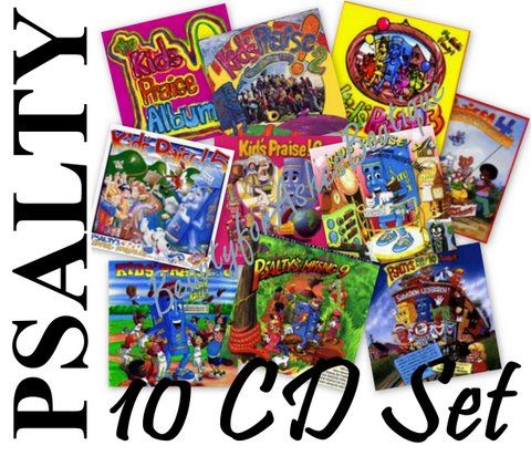 Psalty the Singing Songbook - Kids Praise 1-10 CD Set