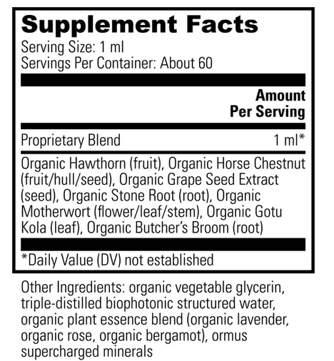 Vein Health Plant-Based Circulation and Cardiovascular Supplement ...
