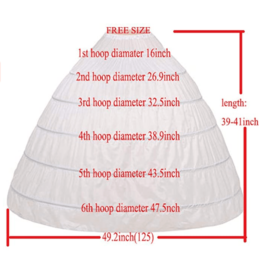 Six Tier Hoop Skirt perfect for Princess or Medieval period reenactment ...