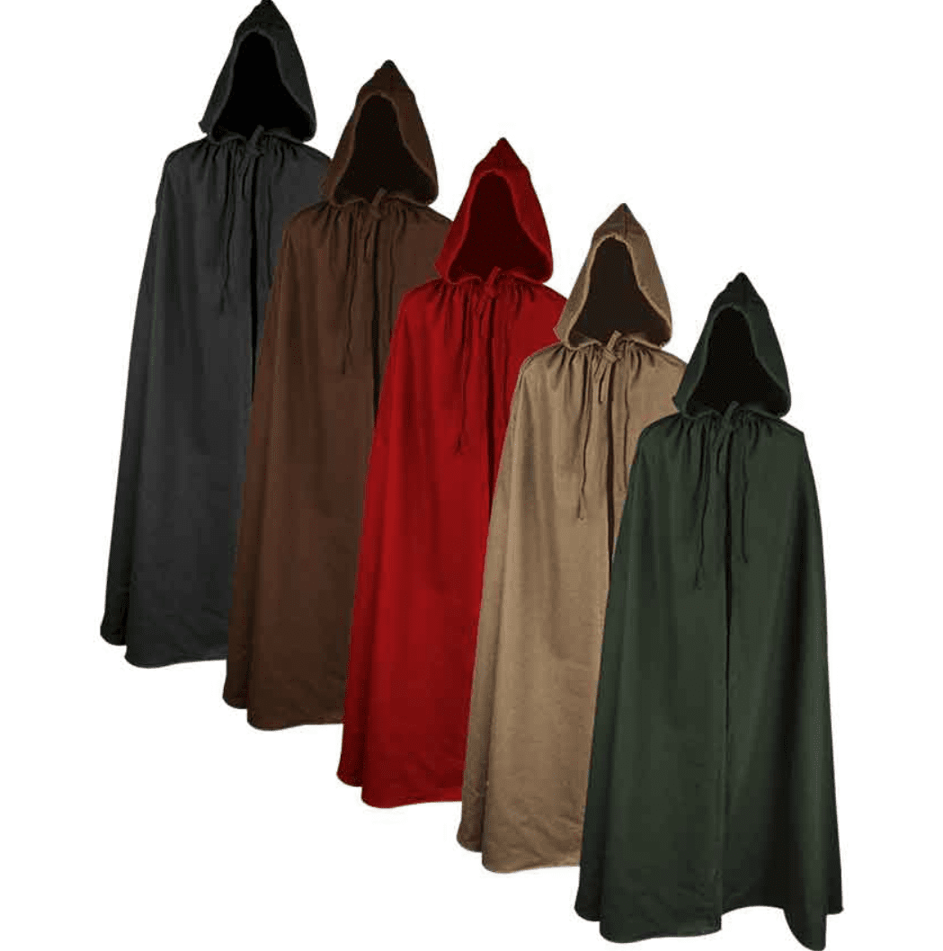 Aaron Medieval Wool Cloak to keep warm at the Faire!