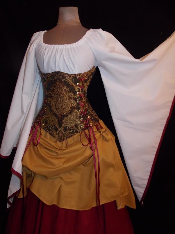 Alluring Dutchess Under-bust Corset Set - renaissance clothing ...