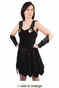 Amazon Warrior costume from genuine leather, the dress for the warrior ...