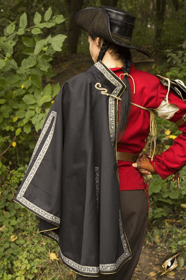 Cotton Aramis Cape for your nobility or musketeer costume.