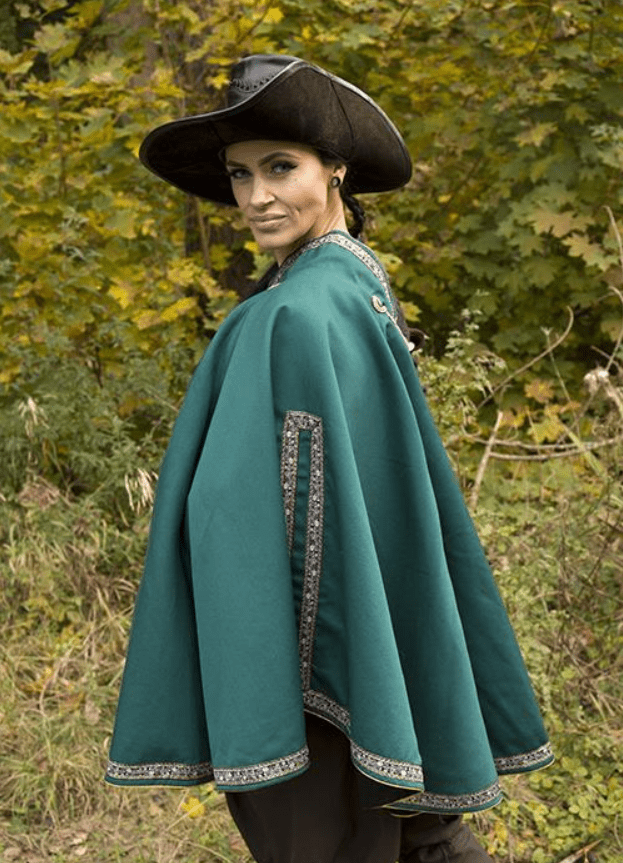 Cotton Aramis Cape for your nobility or musketeer costume.