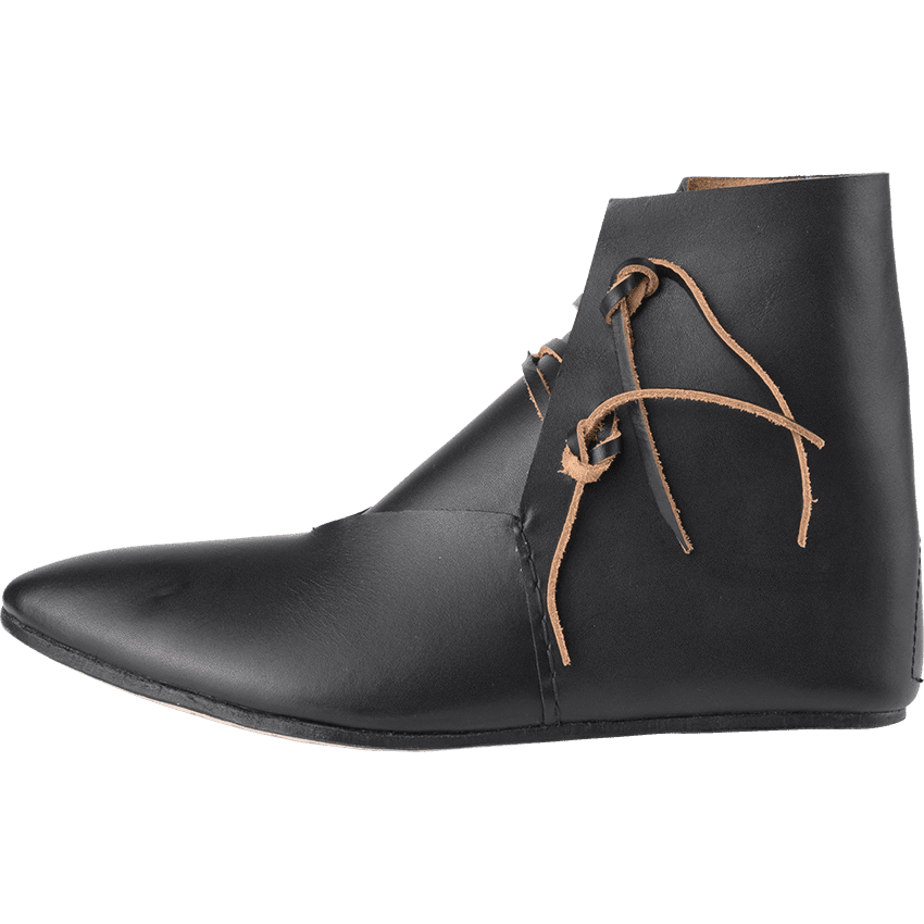 Medieval Peasant Boots in black or brown for men and women