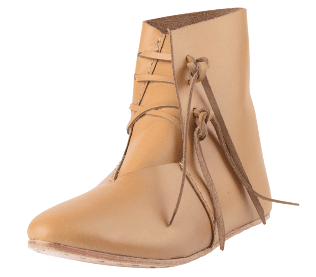Medieval Peasant Boots in black or brown for men and women