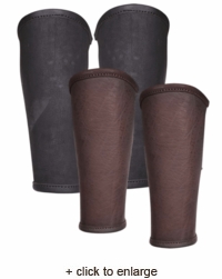 Borg Leather Bracers