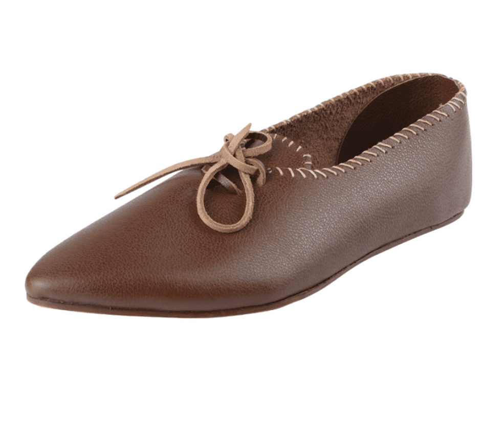 Brown Medieval Peasant Shoes