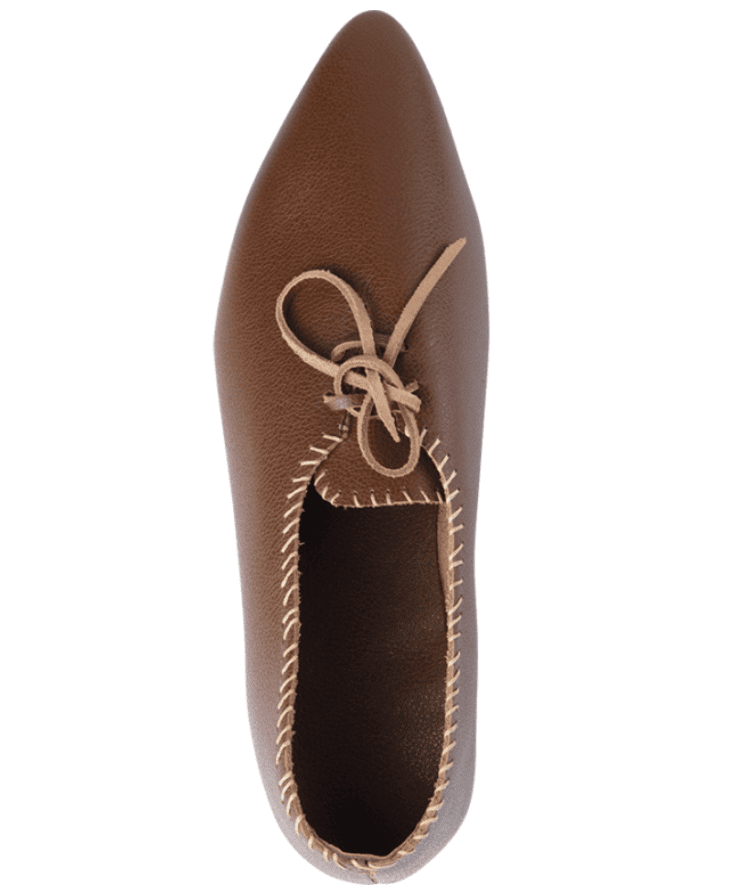Brown Medieval Peasant Shoes