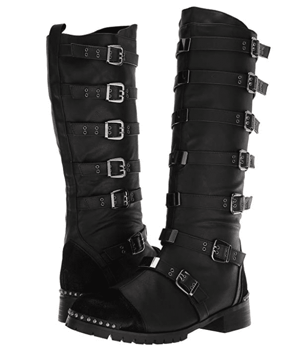 Buckled Steampunk Boot - medieval renaissance costume boot