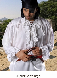 Captain Charles Vane Shirt - renaissance costume medieval clothing