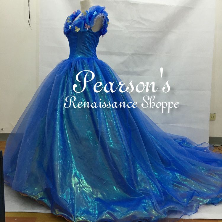 Cinderella 2015 Classic Multilayer Dress With Extended Train