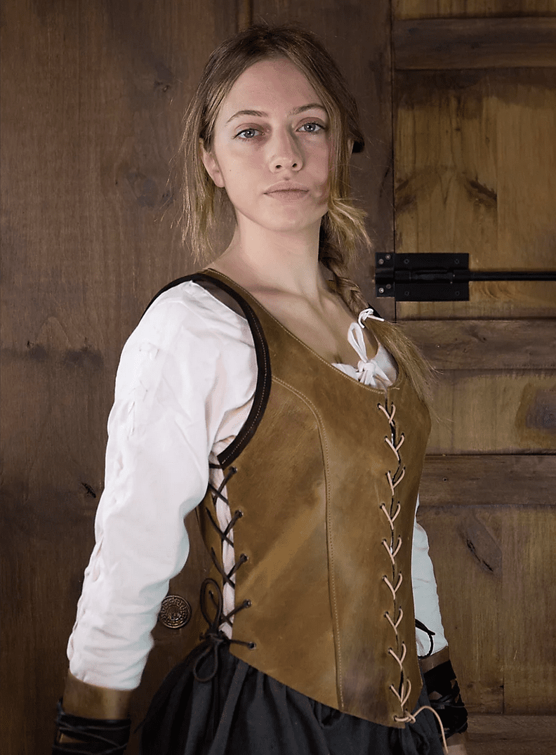 Cirilla Leather Armour Bodice