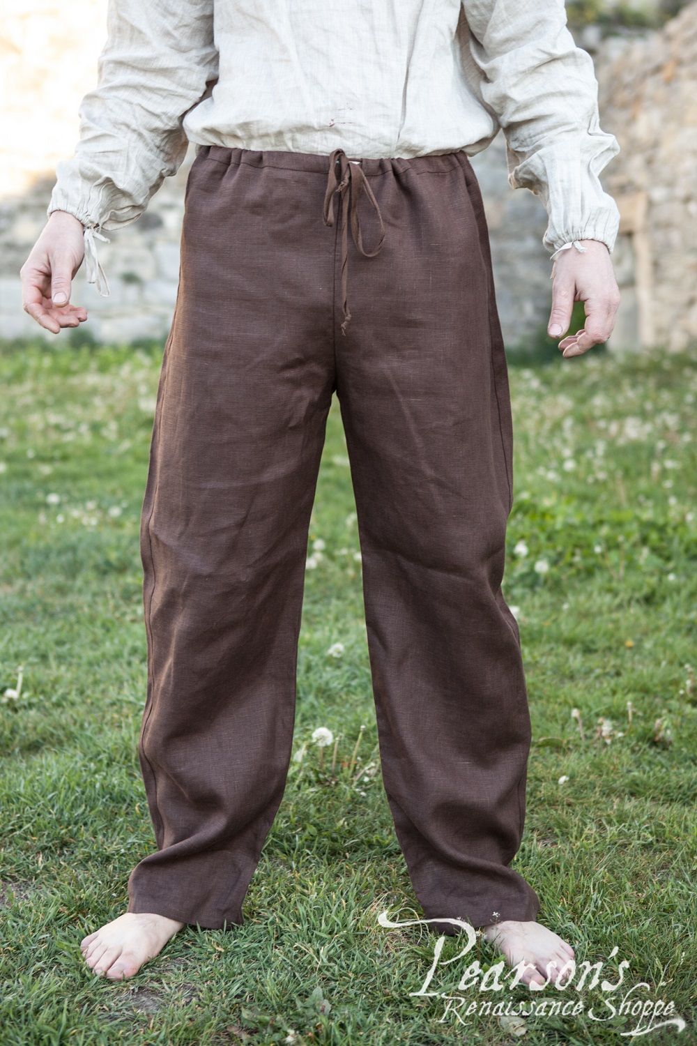 Medieval Linen Pants Straight leg linen pants